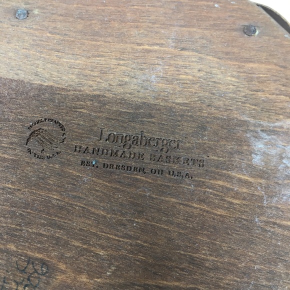 Longaberger | Storage & Organization | Small Round Longaberger Basket ...